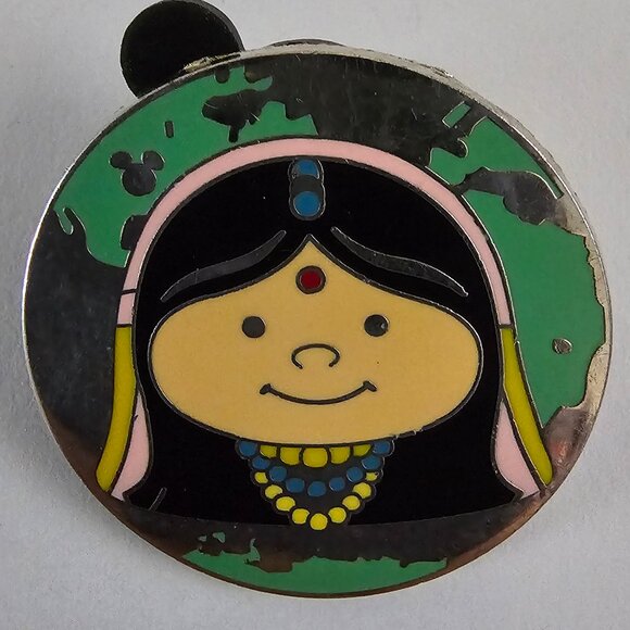 Disney | Accessories | Disney Pin Trading Its A Small World India 46 ...